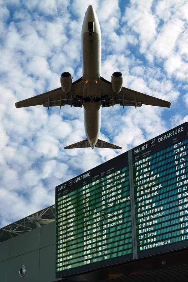 Airport flight information stock photo. Image of text - 25204108