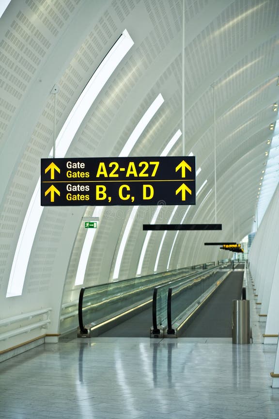 Airport gates guide stock image. Image of flying, entrance - 3753147