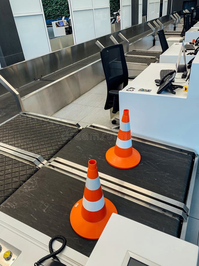 Airport Passenger Check- in Desk for Flight Stock Image - Image of ...