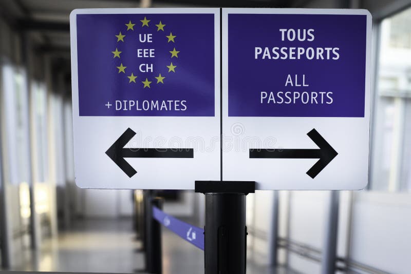 Airport passports sign stock image. Image of check, airport - 28534395