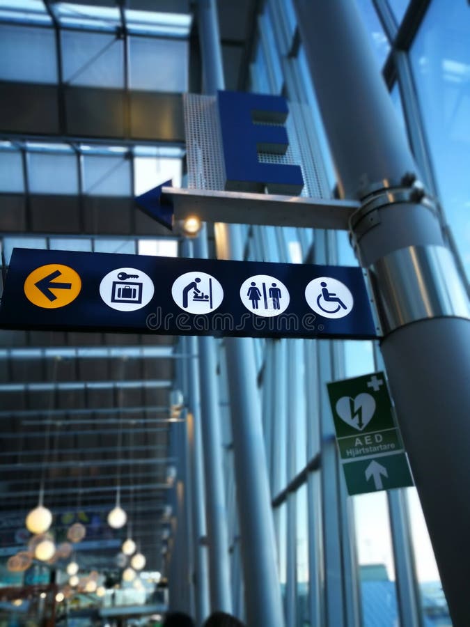 Airport stock photo. Image of sign, reference, airport - 102406626