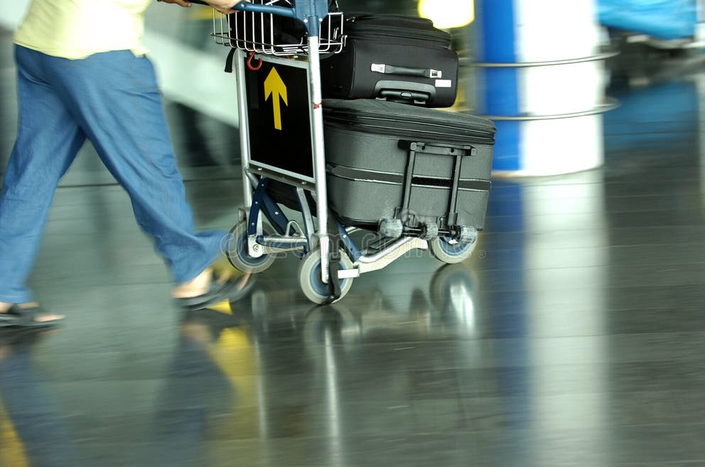 Airport running stock image. Image of airport, crowd, girls - 2863103