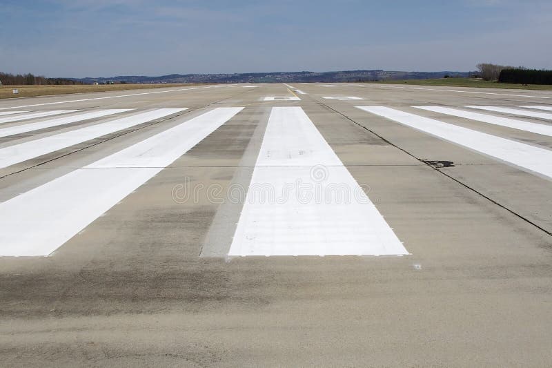 Airport runway stock photo. Image of runway, concrete - 5224984