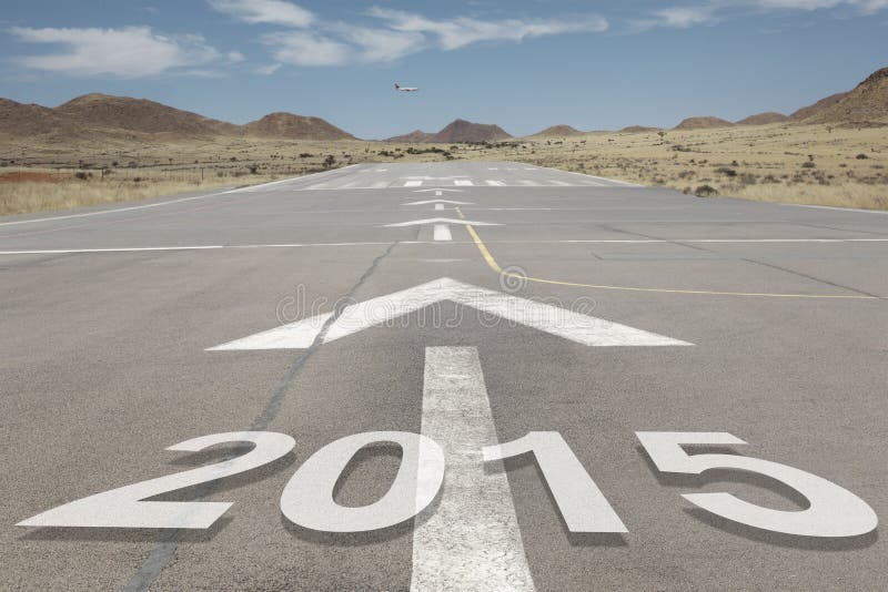 Airport Runway Arrow 20 Percent Stock Image - Image of letters, clouds ...