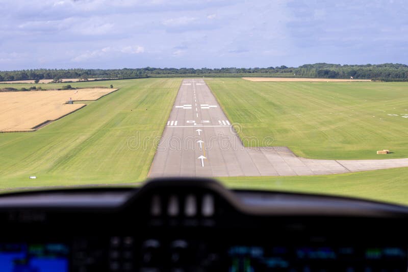 Airport Runway View stock image. Image of trip, arrival - 285349415