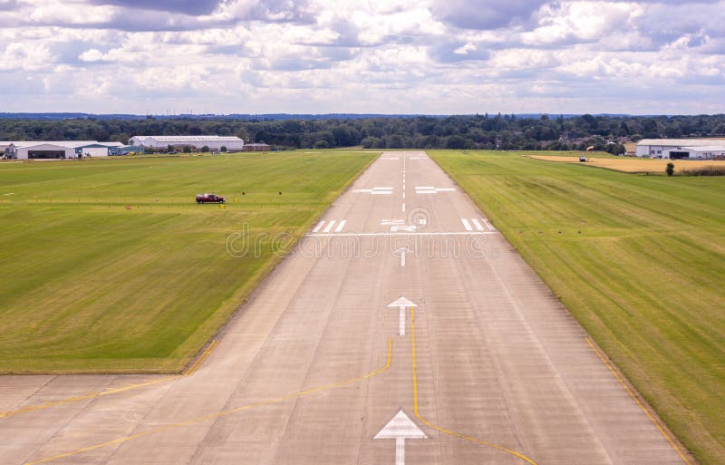 Airport Runway View stock photo. Image of leisure, empty - 285349482
