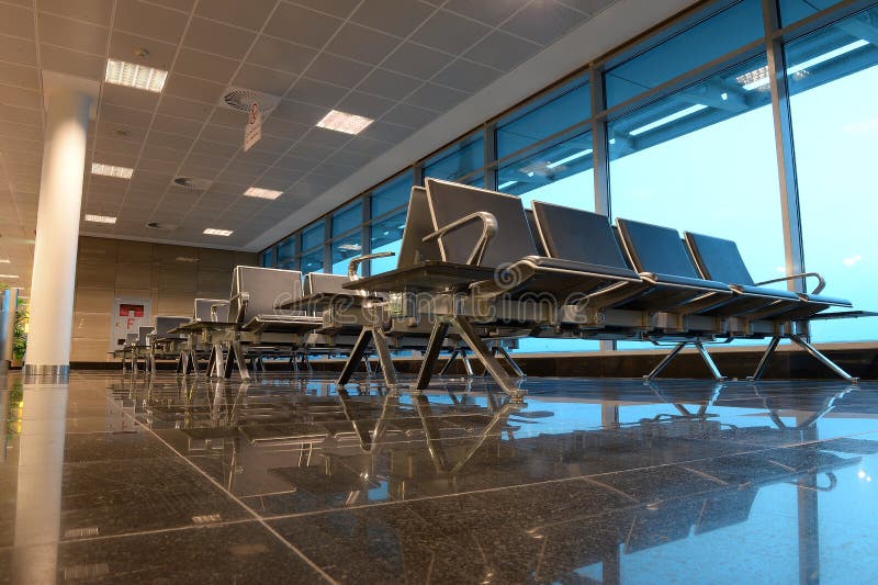 Airport seating stock image. Image of gate, chair, terminal - 36875141