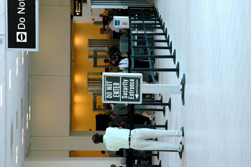 Airport security stock image. Image of concourse, entrance - 2246025