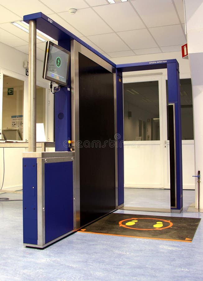 Airport Security TSA Full Body Scan Stock Photo - Image of advanced ...