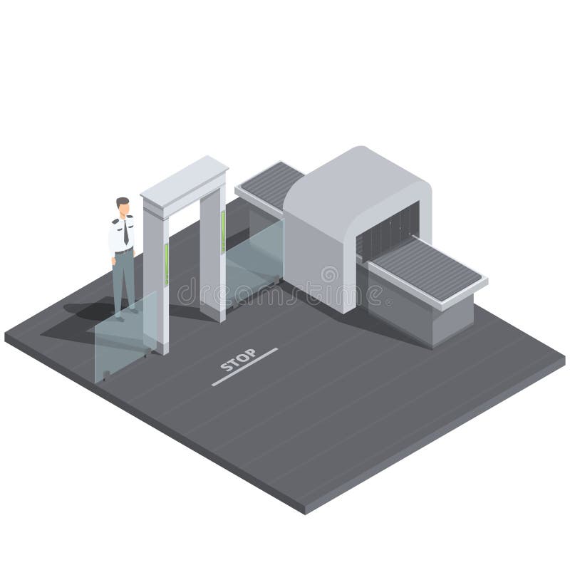 Security Check Employee Stock Illustrations – 451 Security Check ...