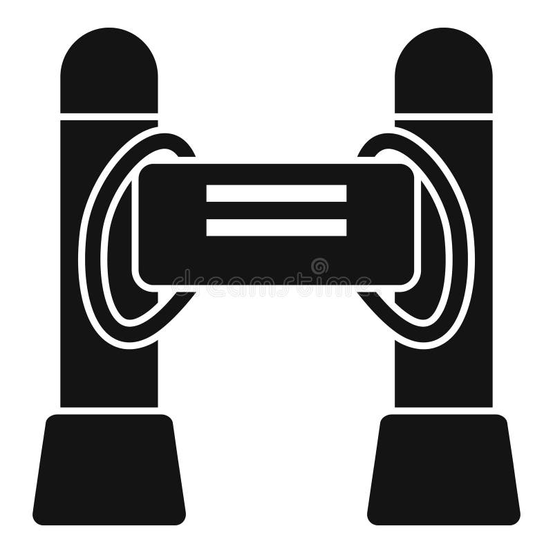 Airport Security Checkpoint Gate Limiting Access To Boarding Stock ...