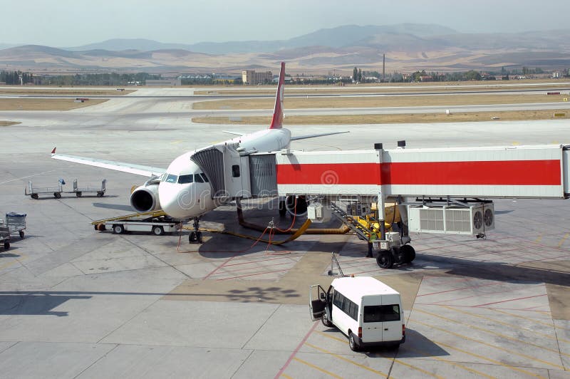 Airport Services stock image. Image of parked, airplane - 13057675