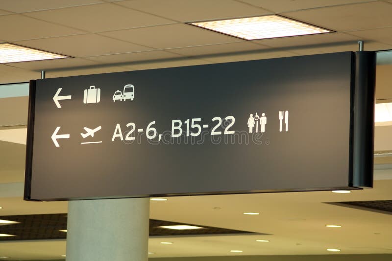 Airport Sign Picture. Image: 1056399
