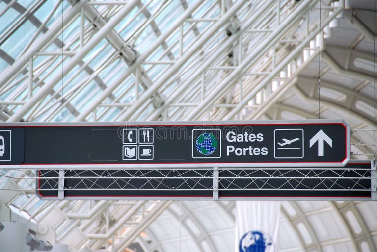 Airport sign stock photo. Image of gates, flight, signs - 1304062