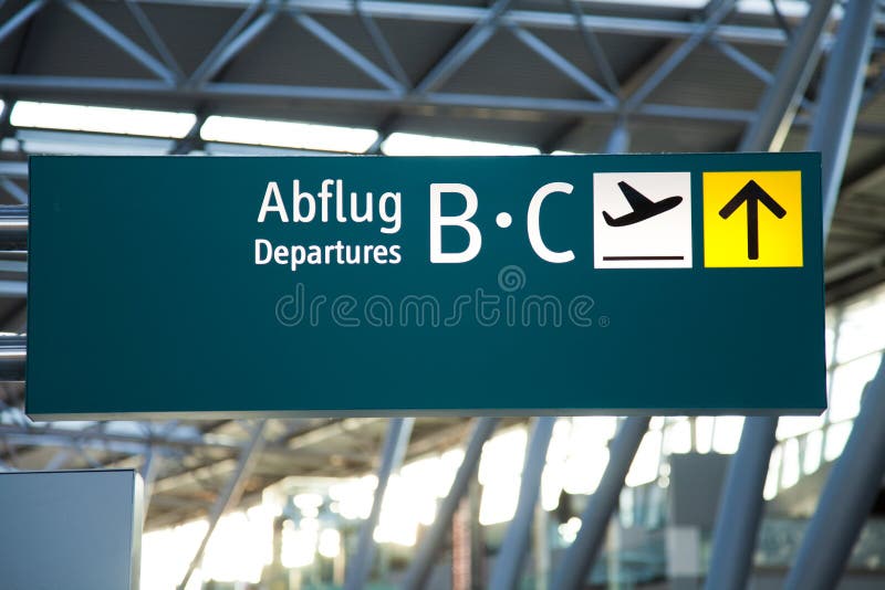 Airport sign stock photo. Image of flight, sign, luggage - 28626878