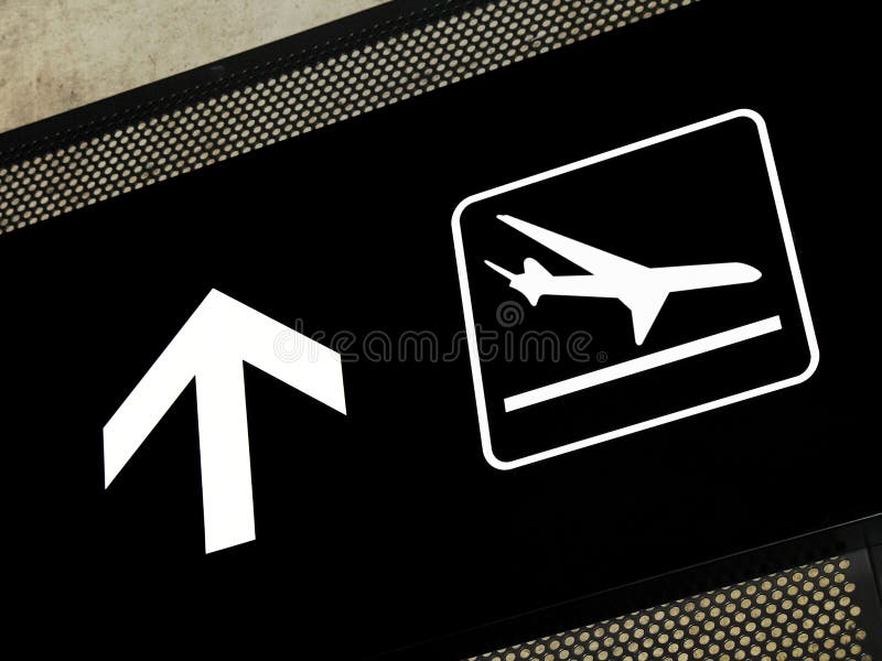 Airport Signs - Arrivals Area Stock Image - Image of signboard, lounge ...