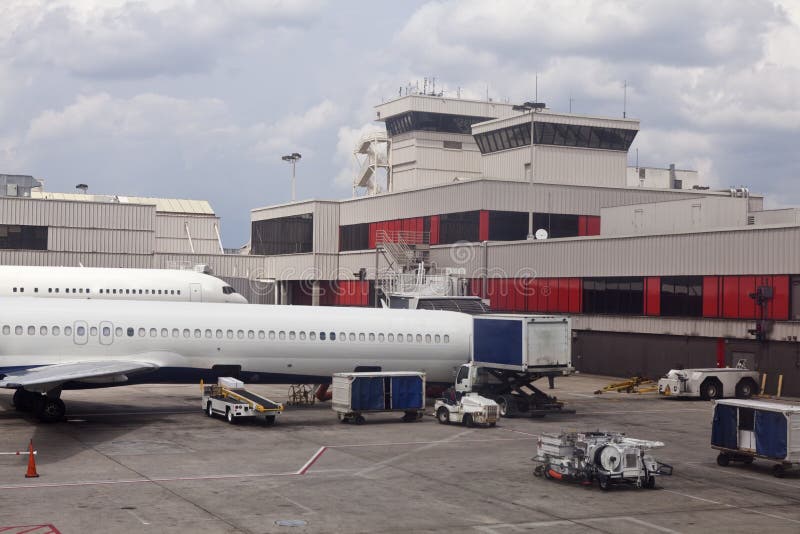 Airport Terminal stock image. Image of large, plane, aviation - 19435173