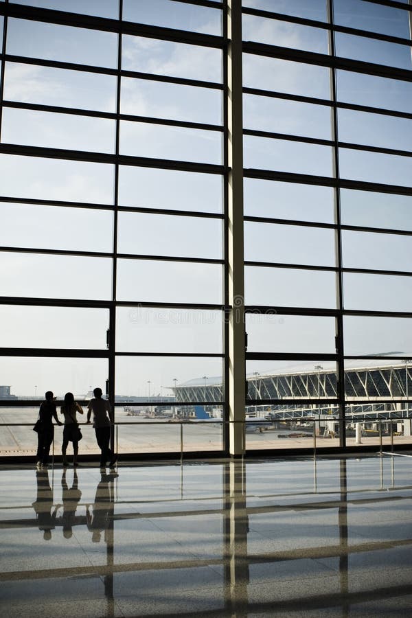 Airport terminal building stock image. Image of architectural - 6291023