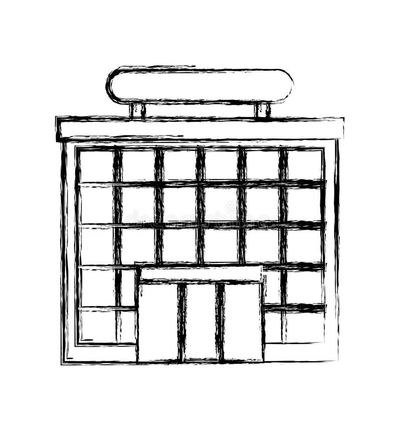 Airport Terminal Building Icon Stock Illustration - Illustration of ...