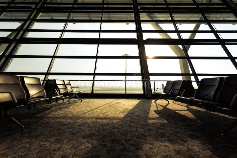 Airport terminal stock image. Image of indoors, lounge - 31259459