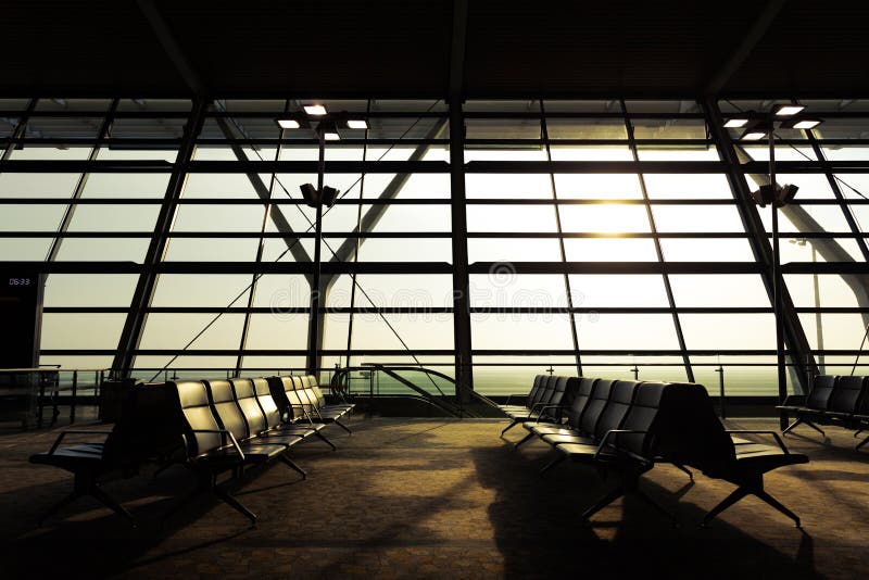 Airport terminal stock image. Image of indoors, lounge - 31259459