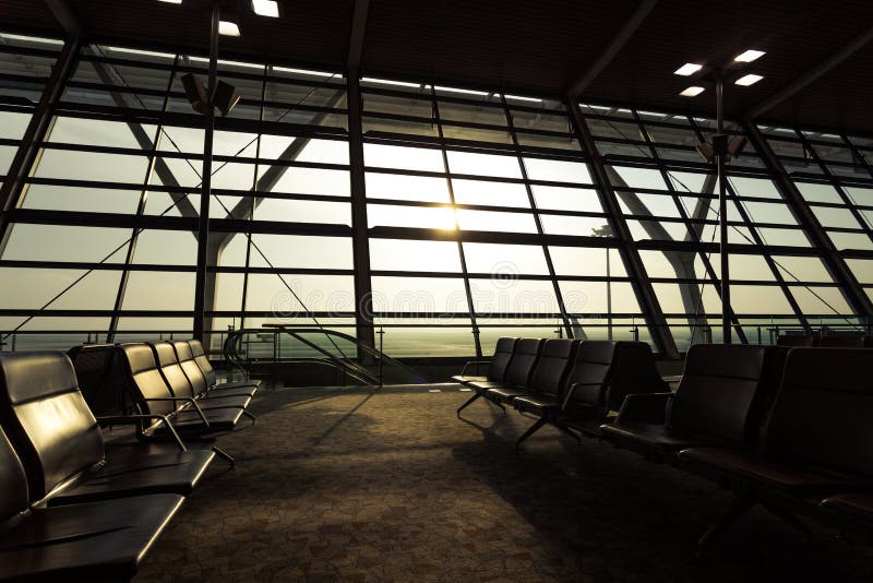 Airport terminal stock image. Image of indoors, lounge - 31259459