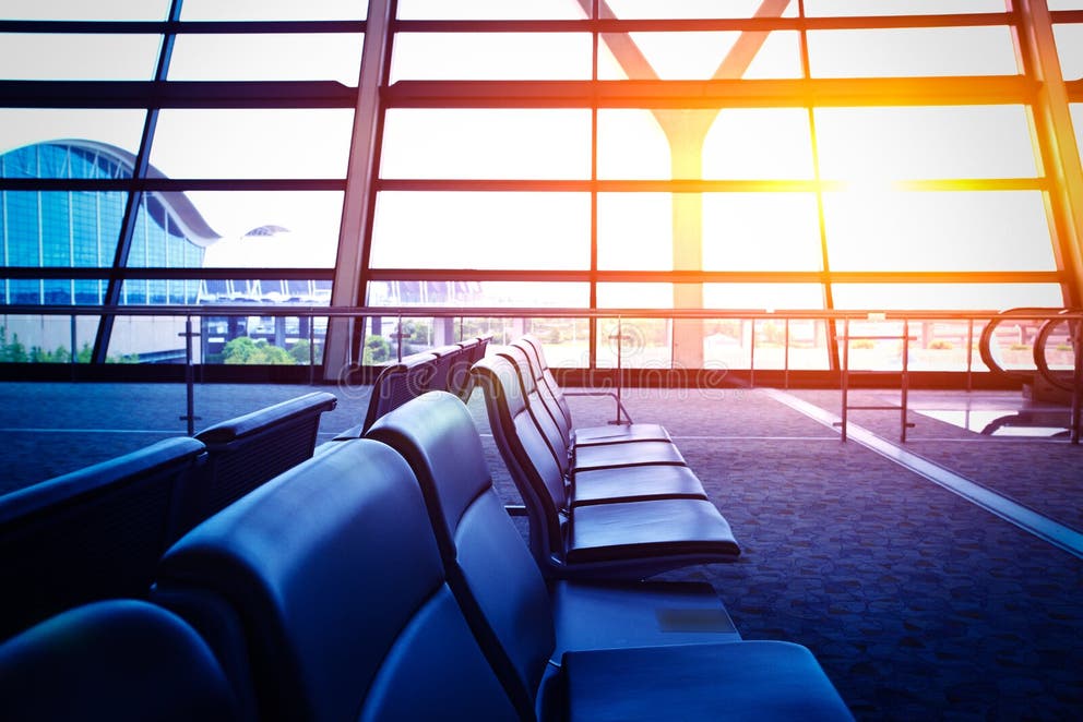 Airport terminal stock image. Image of indoors, lounge - 31259459