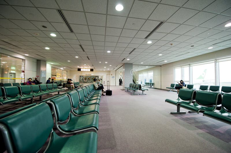 Airport Terminal Seating editorial stock photo. Image of srchitecture ...