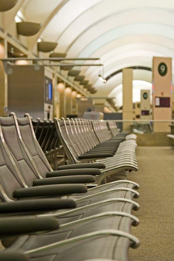 Airport Terminal Seating stock photo. Image of tourist - 2664554