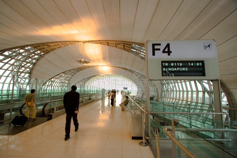 Airport Terminal Waiting Area Stock Image - Image of airport, luggage ...