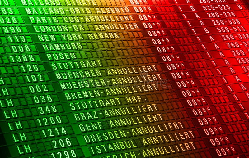 Airport timeboard stock photo. Image of flight, billboard - 26869798