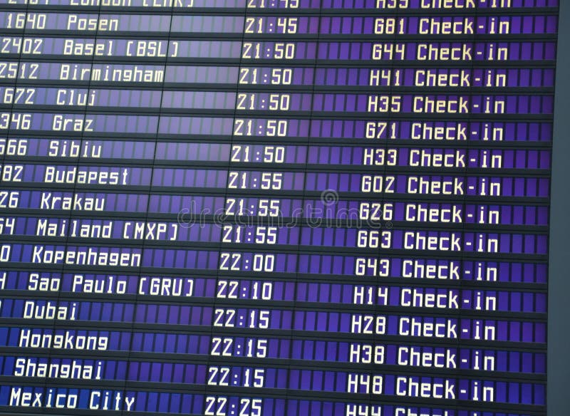Airport timetable stock photo. Image of schedule, sign - 20067032