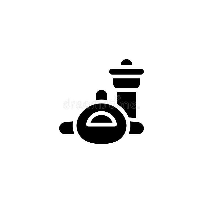 Airport Tower Observation Flight Glyph Solid Icon, Logo, and ...