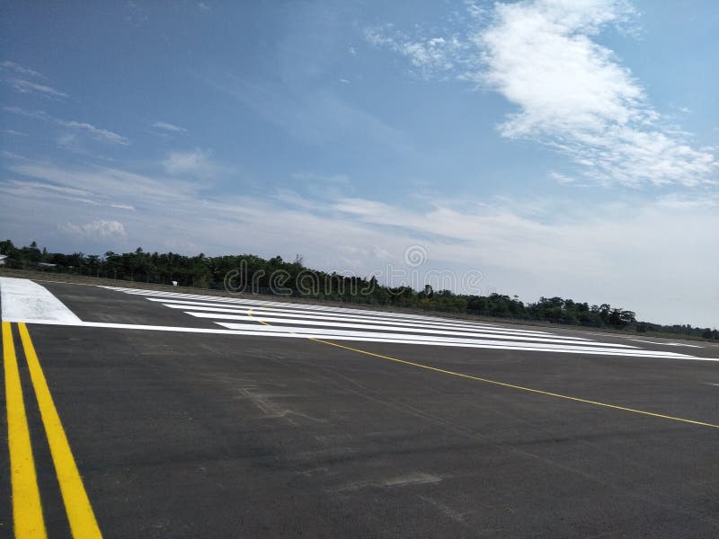 Airport track line stock photo. Image of airport, lane - 200678216