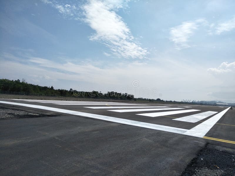 Airport track line stock photo. Image of highway, tarmac - 200678234