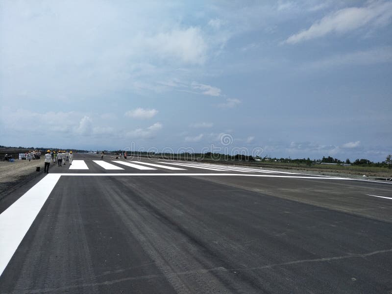 Airport track line stock image. Image of airport, coast - 200678359