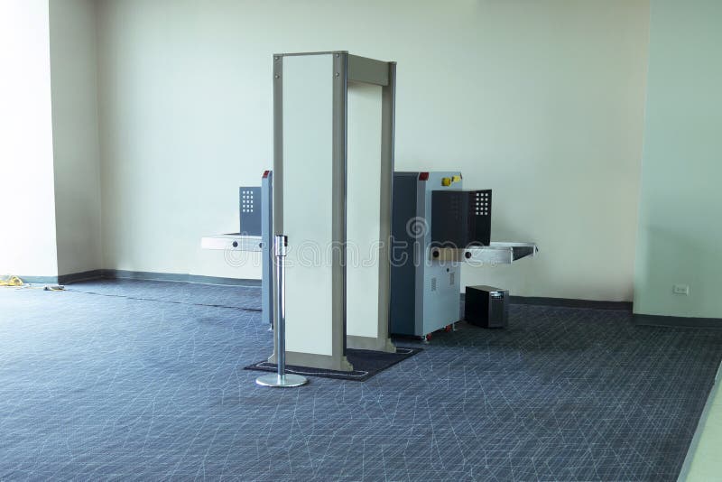 Airport Security TSA Full Body Scan Stock Photo - Image of advanced ...