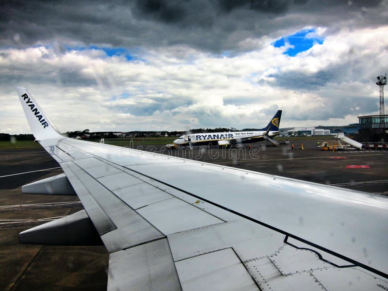 Airport View from the Ryanair Plan Editorial Stock Photo - Image of ...