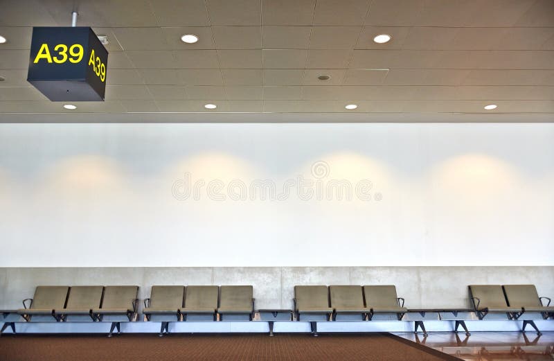 Airport waiting area. stock photo. Image of tourism, flight - 31382486