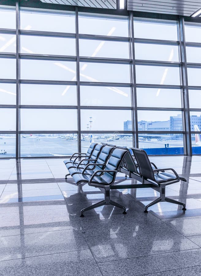 Airport waiting area stock photo. Image of modern, lounge - 53689370