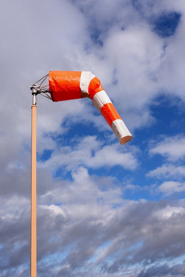 An Airport Windsock stock image. Image of windsock, alicante - 65011873