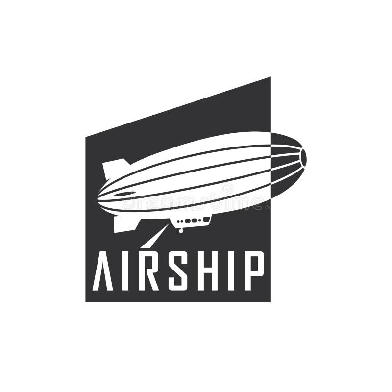 Airship Vector Logo Design. Airship Vector Icon Stock Vector ...