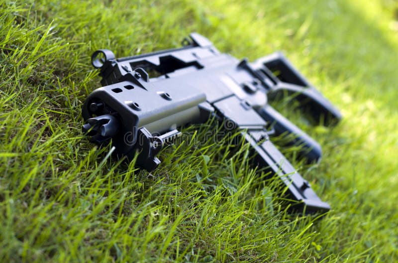Airsoft gun. stock image. Image of airsoft, sight, military - 15573891