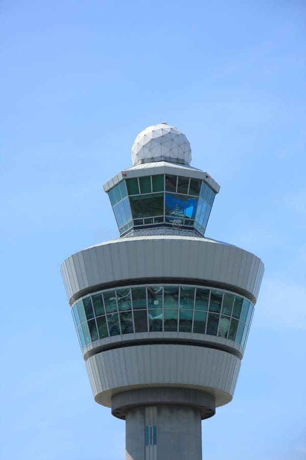 Airtraffic control tower stock photo. Image of airplane - 110876678
