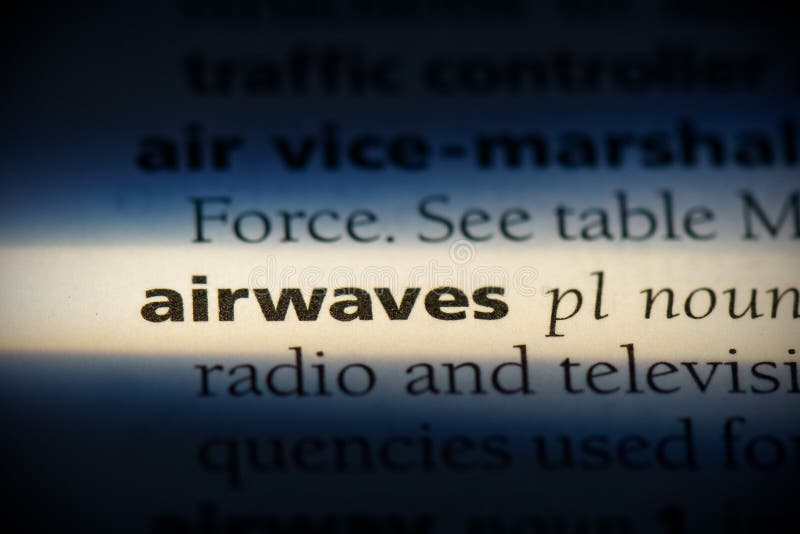 Airwaves stock image. Image of minimal, idea, text, linguistic - 161577353