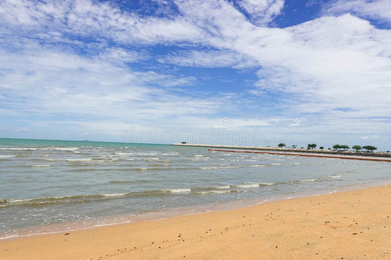Airy Atmosphere by the Beach in Summer Stock Photo - Image of vibrant ...