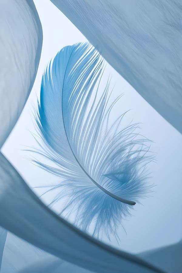 Airy Blue Gradient Background with Soft Light and Summer Freshness ...