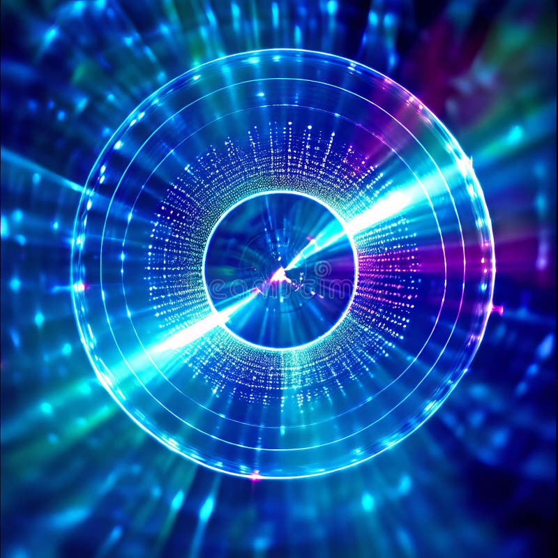 Airy Disk Diffraction the Central Bright Spot in a Dif Stock Photo ...