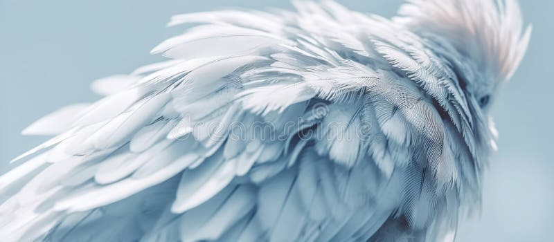 Airy Soft Fluffy Wing Bird , AI Generated Image Stock Illustration ...