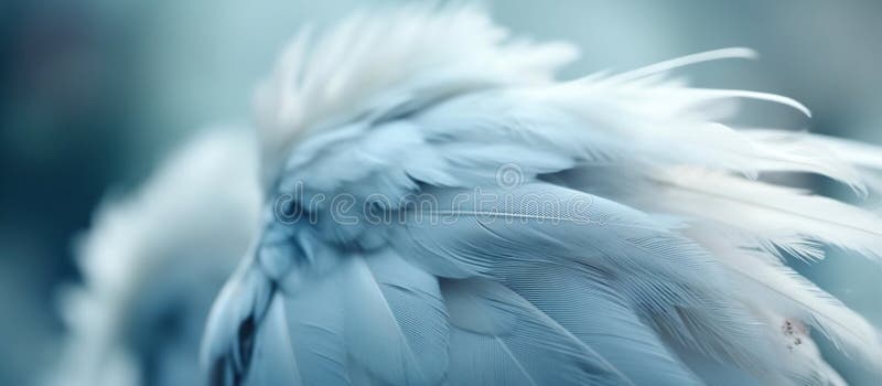 Airy Soft Fluffy Wing Bird , AI Generated Image Stock Illustration ...